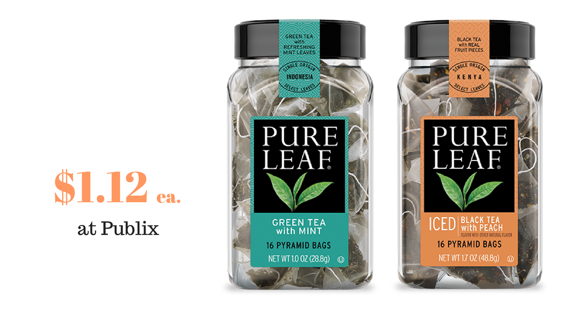Pure Leaf Tea Bags 1 12 Per Canister Southern Savers Pure Leaf Tea Bags 1 12 Per Canister Southern Savers