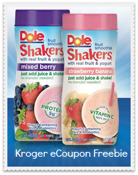 Kroger eCoupon: Free Dole Fruit Smoothie Shakers :: Southern Savers