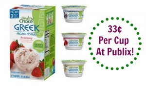 Publix Deal: Healthy Choice Frozen Yogurt, 33¢ Per Cup :: Southern Savers