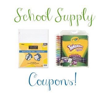 School Supply Coupons | Crayola, Five Star & More! :: Southern Savers