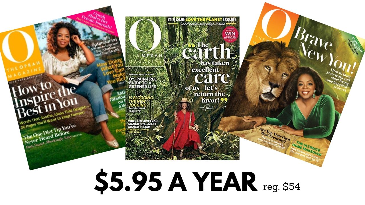 O, The Oprah Magazine Subscription: Two Years For $9.99 :: Southern Savers