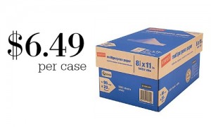 25% off Entire Purchase at Staples - Printer Paper for 65¢ a Ream ...