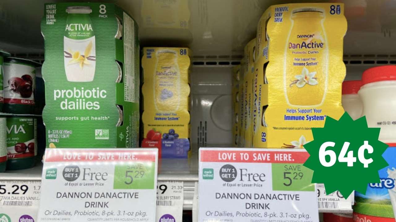 Dannon DanActive Coupon | 8¢ Per Drink Ends Tomorrow :: Southern Savers