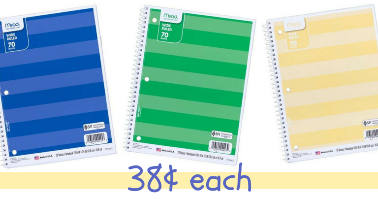 Target Deal | Mead Notebooks for 38¢ Each :: Southern Savers