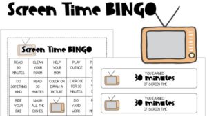 Free Printable | Screen Time Bingo Game :: Southern Savers