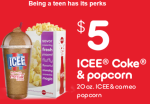 AMC Coupon | $5 ICEE Coke & Popcorn :: Southern Savers