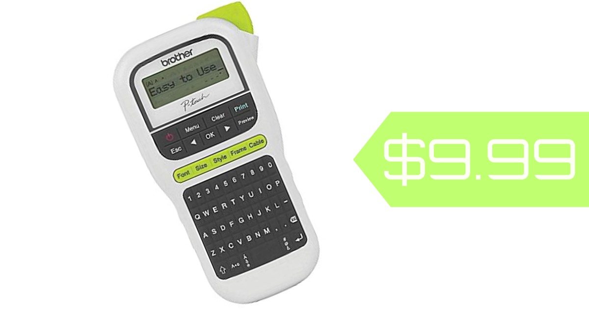 Brother P-Touch Easy Handheld Label Maker, $9.99 :: Southern Savers