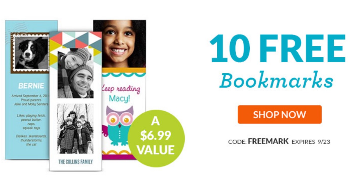 10 Free Custom Photo Bookmarks :: Southern Savers
