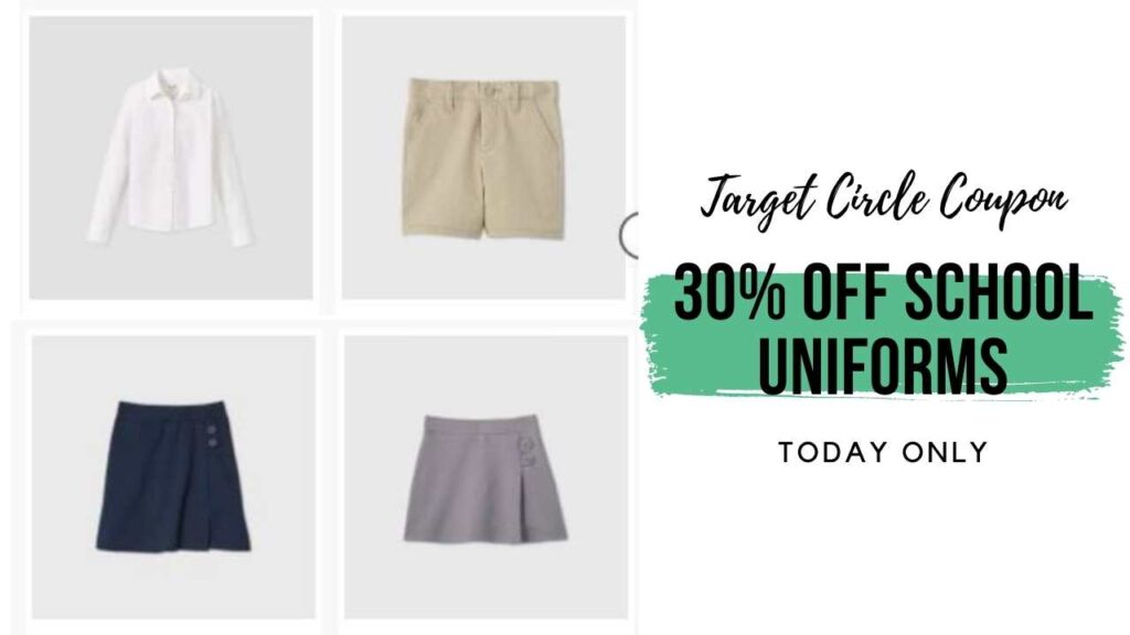 Target Circle Coupon | 30% off School Uniforms :: Southern Savers