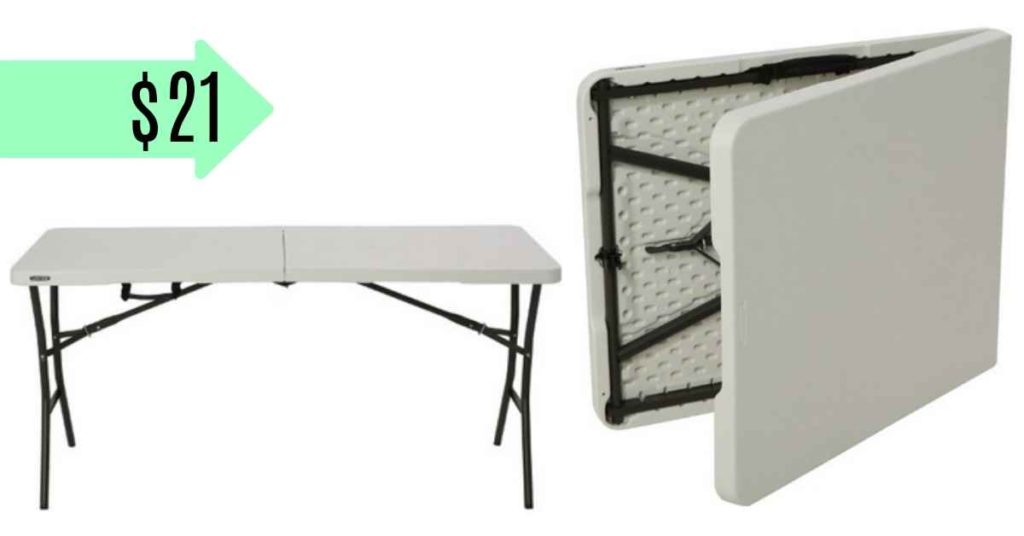 Code 5 Foot Folding Table For 21 Southern Savers