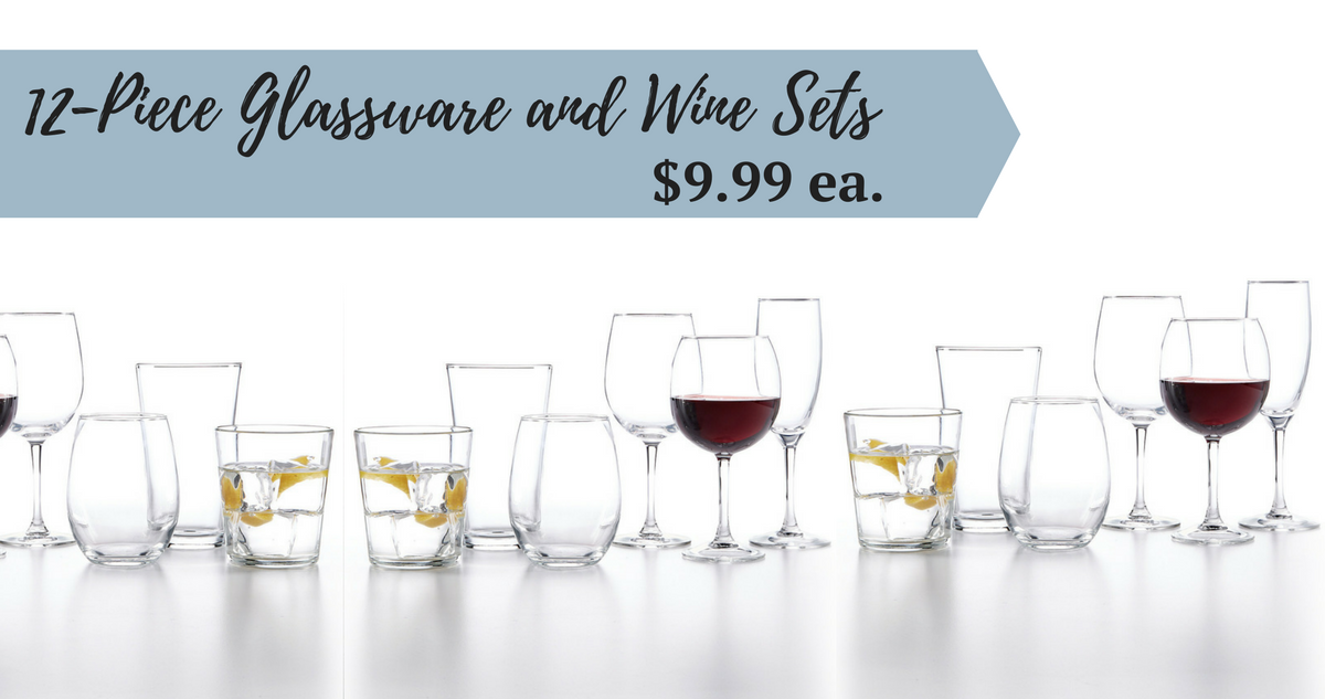Macy's | Glassware and Wine Glass Sets, $9.99 ea. :: Southern Savers