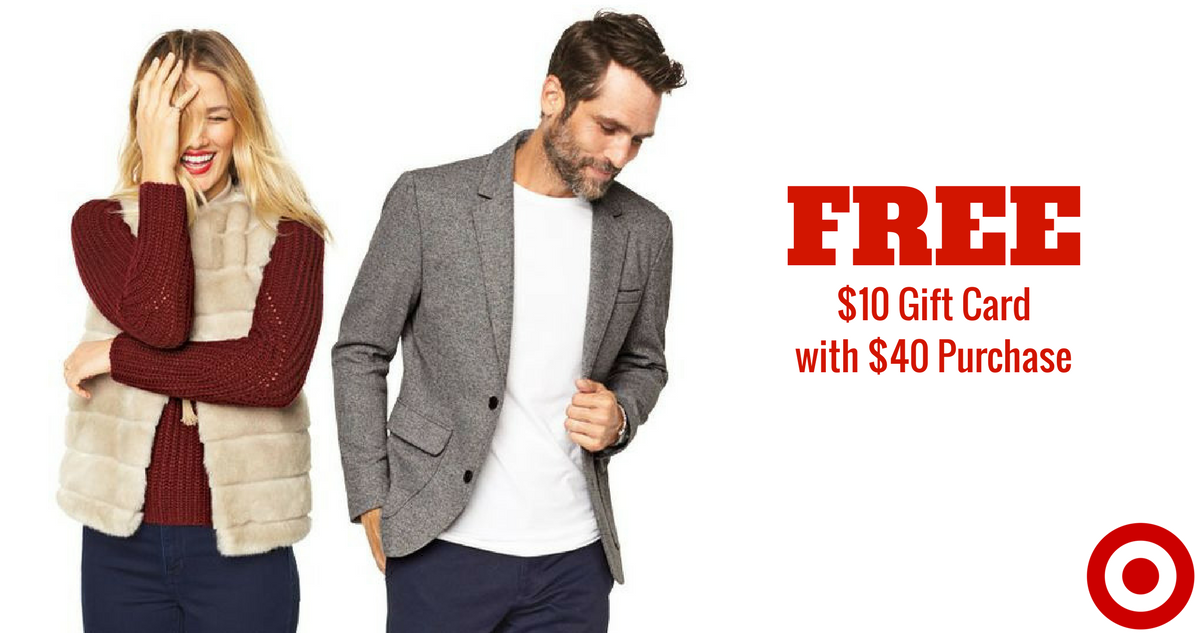 Free Target Gift Card with Apparel Purchase :: Southern Savers