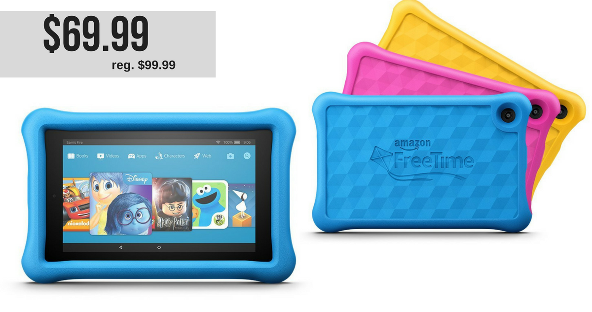 Today Only: Amazon Fire 7 Kids Edition Tablet, $69.99 (reg. $99.99 ...