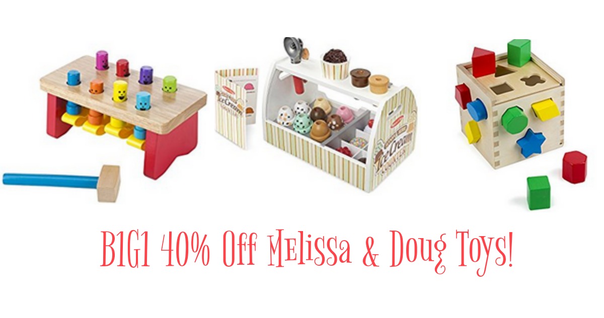 BOGO 40% Off Melissa & Doug Toys :: Southern Savers