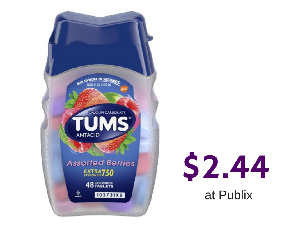 Tums Antacid Tablets, $2.44 at Publix :: Southern Savers