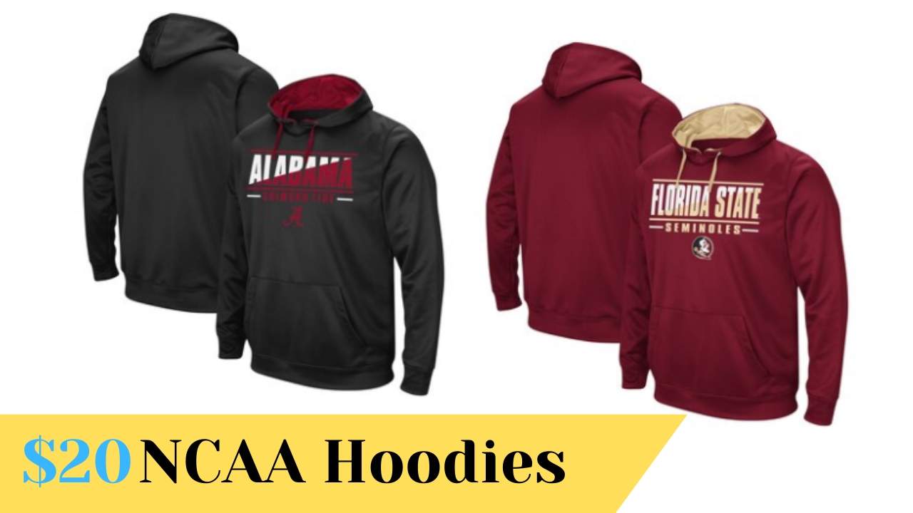 NCAA Hoodies for $20 Shipped (reg. $40) :: Southern Savers