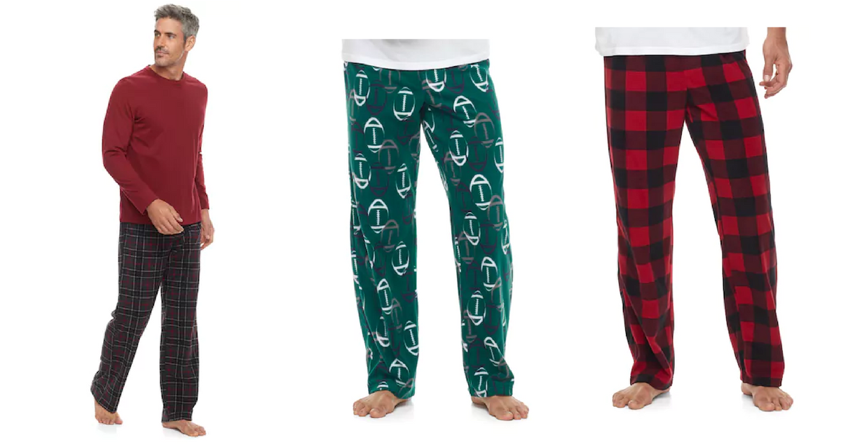 Men's Microfleece Lounge Pants and 2-Piece Sets, $9.10 ea. (reg. $28 ...