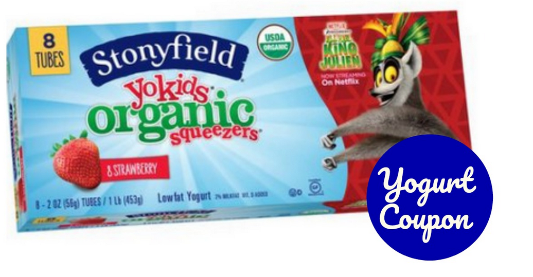 Stonyfield Coupon | $1.78 YoKids Organic Squeezers :: Southern Savers
