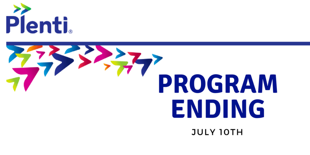 Plenti Program Ending July 10th :: Southern Savers