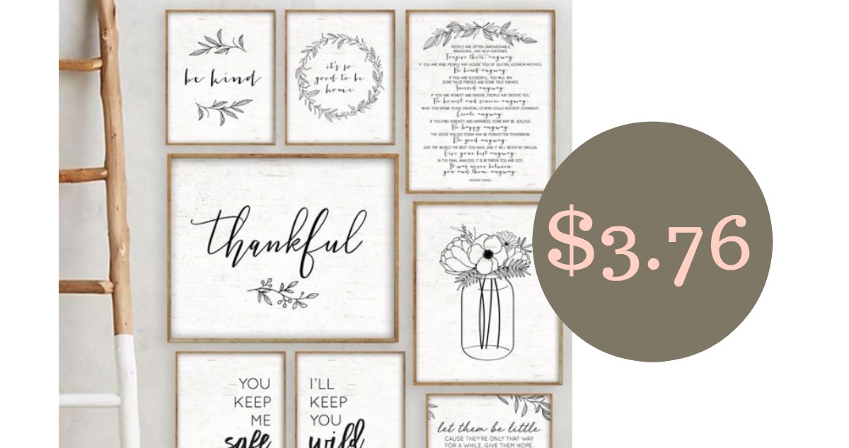 Everyday Rustic Home Prints for $3.76 :: Southern Savers