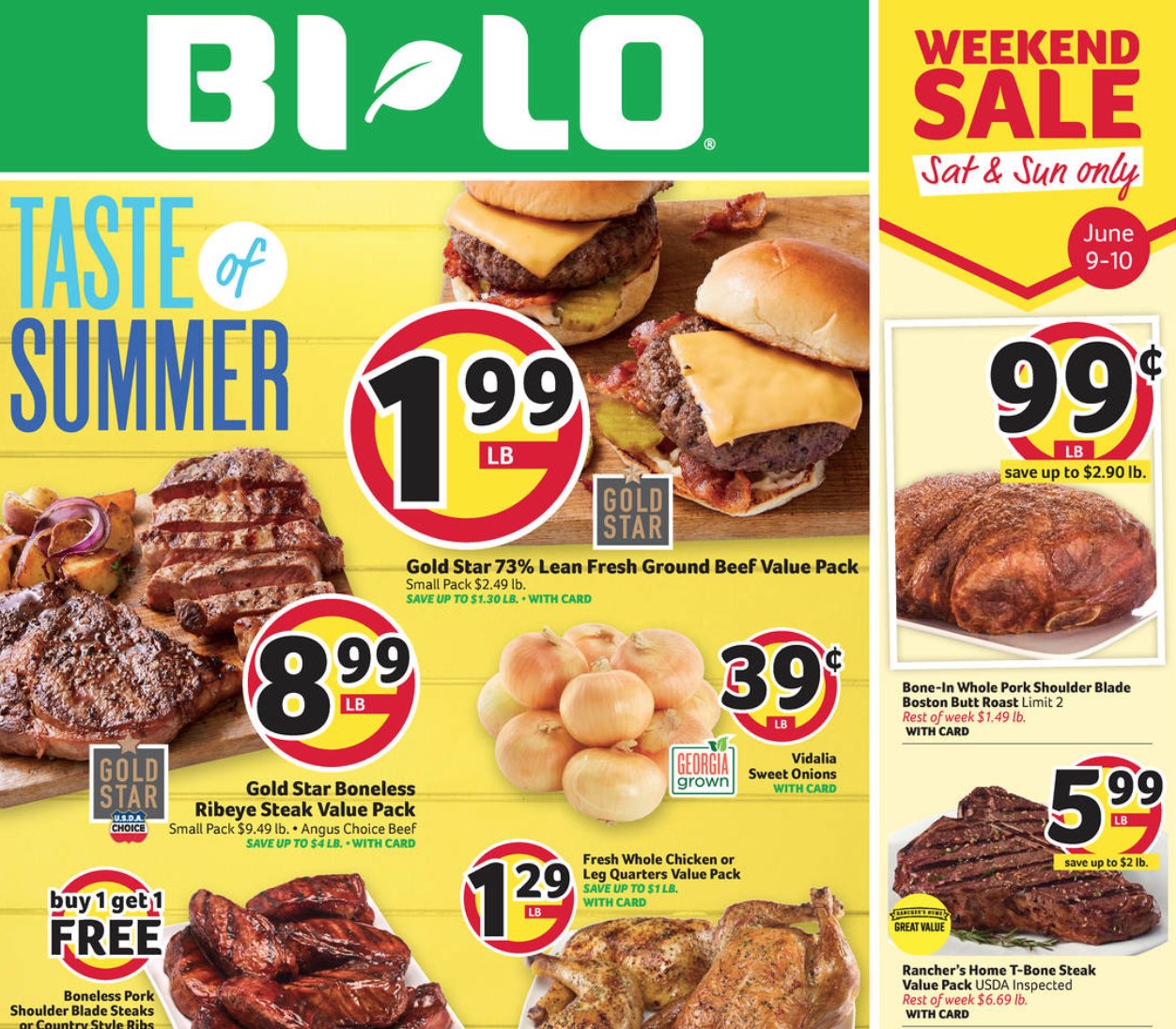 Bi-Lo Ad: 6/6-6/12 :: Southern Savers