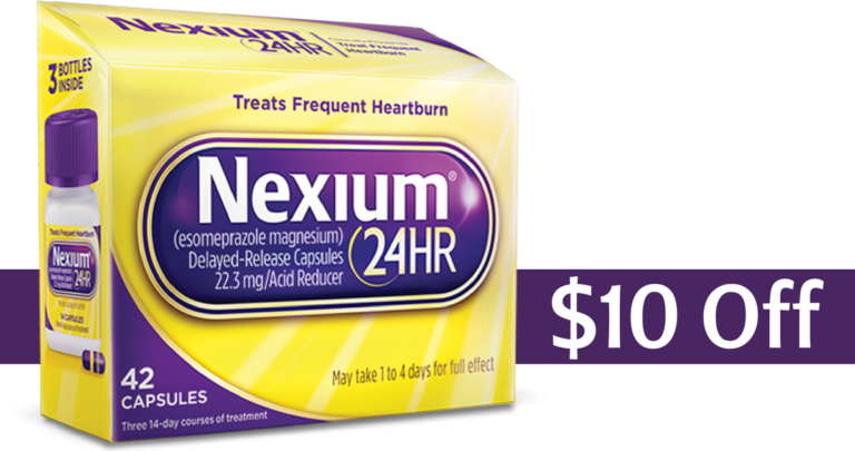 Nexium Coupon | Makes Acid Reducer Medicine $13.99 (reg. $23.99 ...
