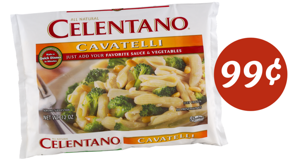 Celentano Pasta Coupon | Makes Pasta Meals 99¢ :: Southern Savers