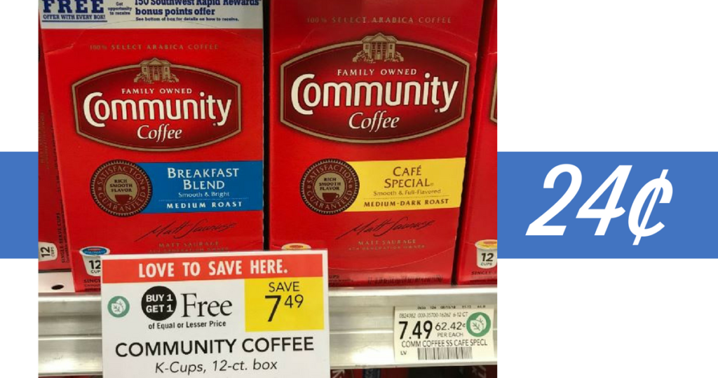 Publix Deal | Community Coffee for 24¢ :: Southern Savers