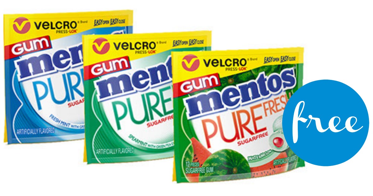 Free Mentos Velcro Pack Gum :: Southern Savers