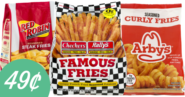 Arby's, Checkers or Red Robin Fries or Onions Rings for 49¢ :: Southern ...
