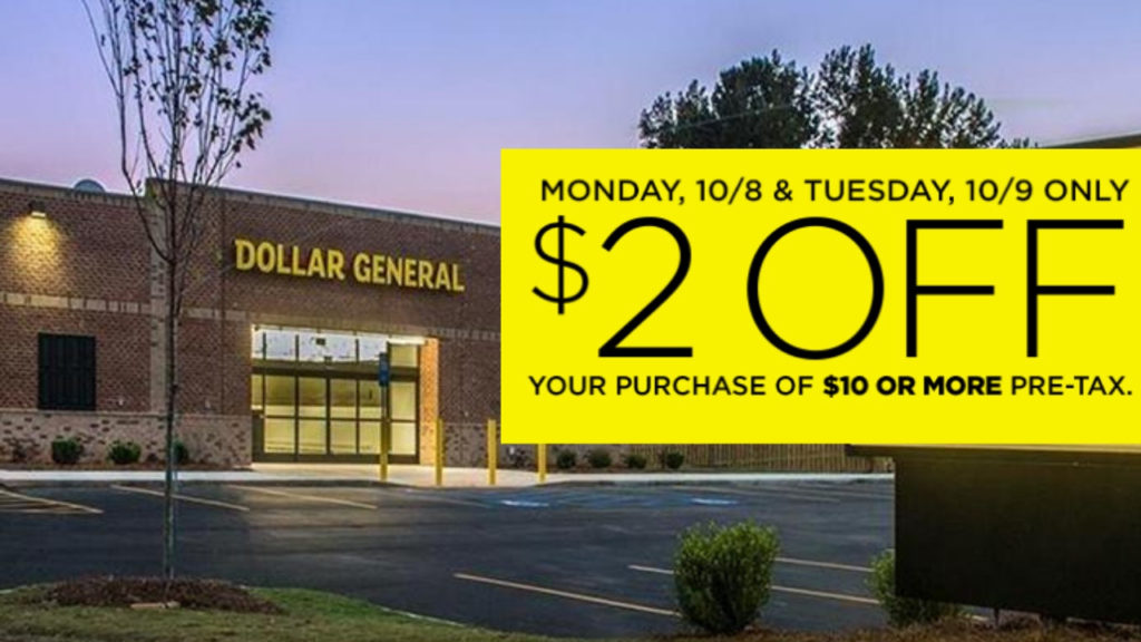Dollar General Coupon - $2 off $10 Purchase :: Southern Savers
