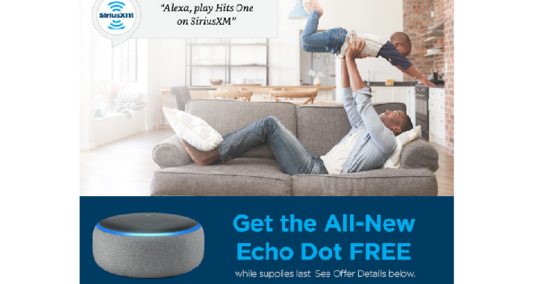 Free Amazon Echo Dot + Free Sirius XM Activation :: Southern Savers