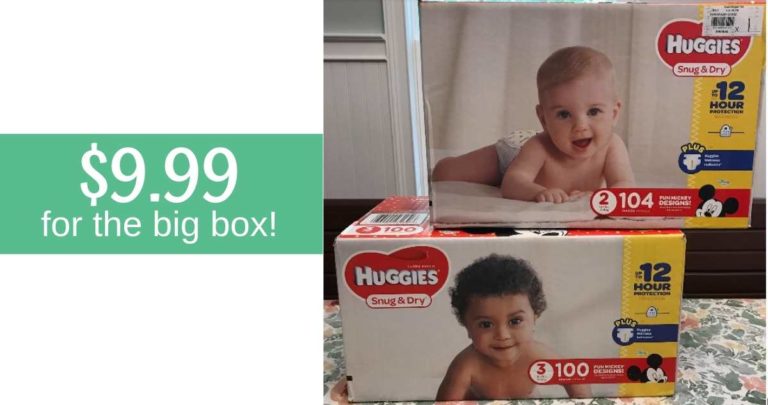 Huggies Diapers Big Box for $9.99 at Publix :: Southern Savers