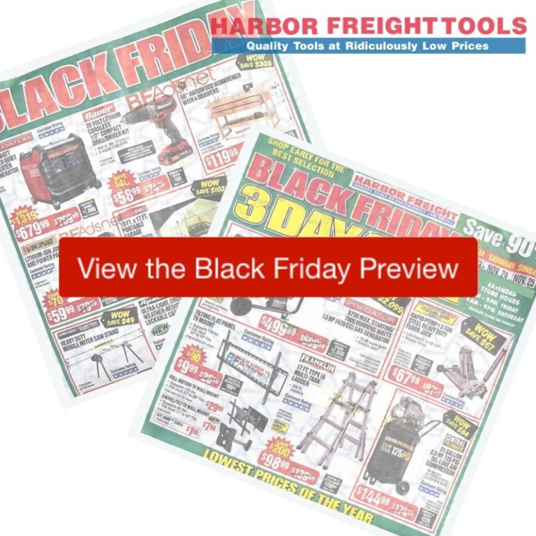 2018 Harbor Freight Black Friday Ad :: Southern Savers