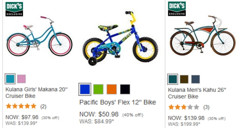 Dick's Sporting Goods: Up to 50% Off Bikes :: Southern Savers