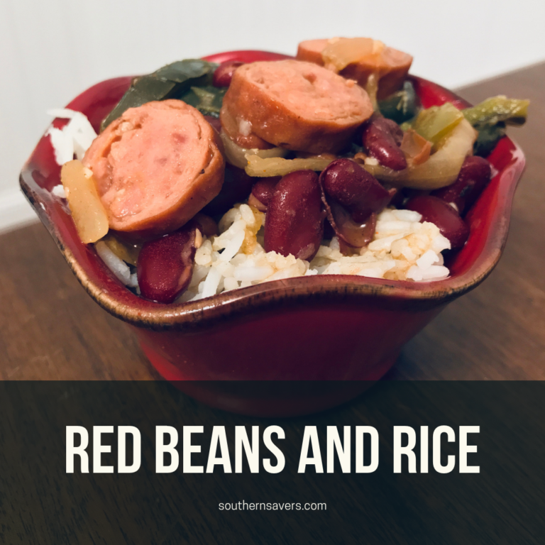 Red Beans and Rice Recipe - In One Pot & 15 Minutes :: Southern Savers