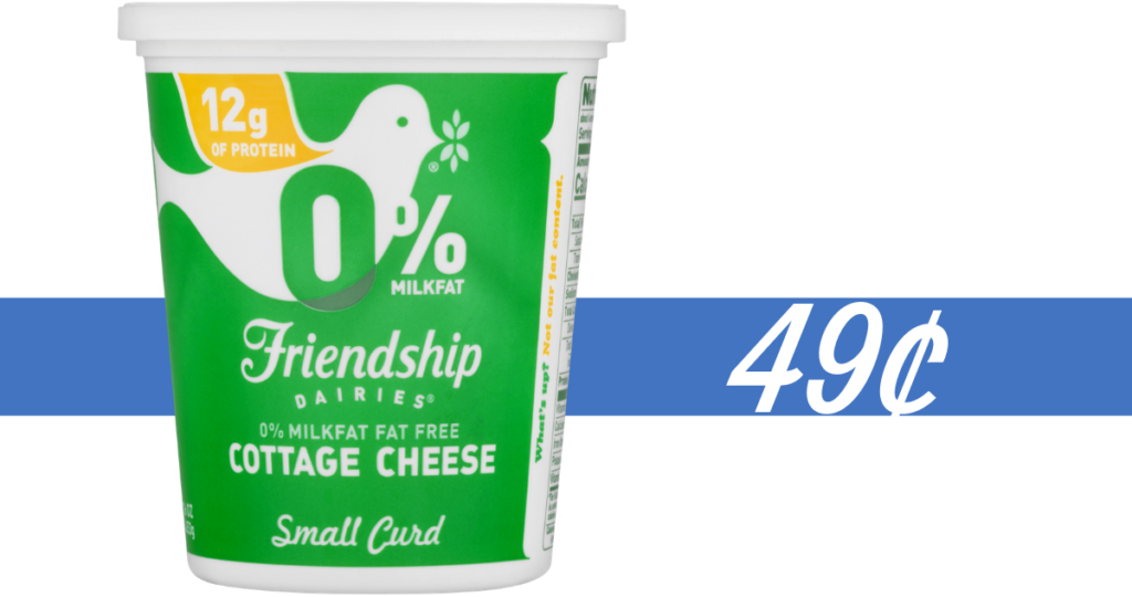 Friendship Dairies Cottage Cheese for 49¢ at Publix :: Southern Savers