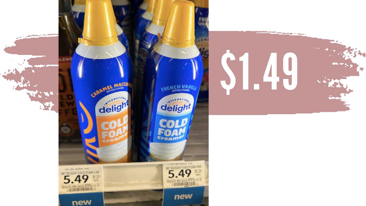 $1.49 International Delight Cold Foam Coffee Creamer with Stacking ...