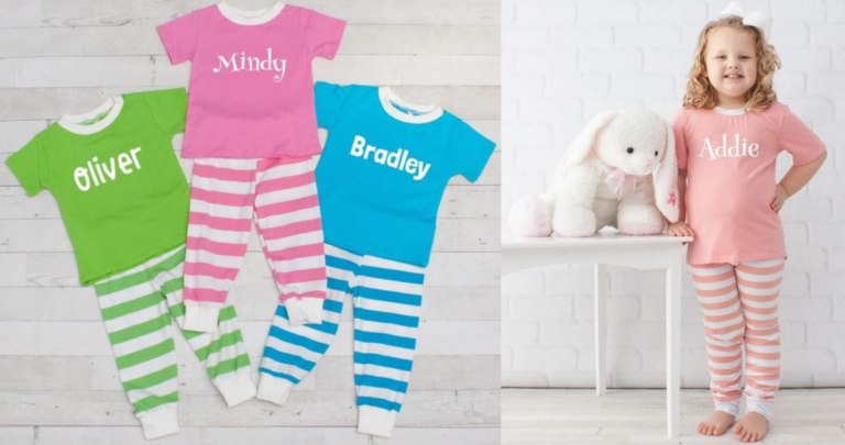 Personalized Kids Pajamas for $12.99 (reg. $41.99) :: Southern Savers