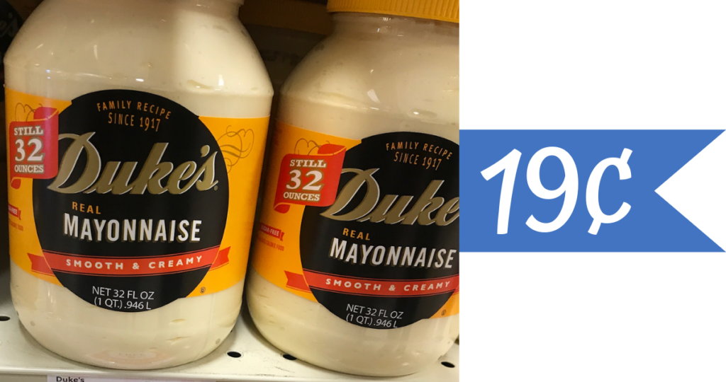 Duke’s Mayo as Low as 19¢ a Jar :: Southern Savers