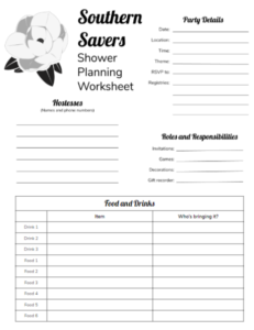 How to Throw a Shower on a Budget :: Southern Savers