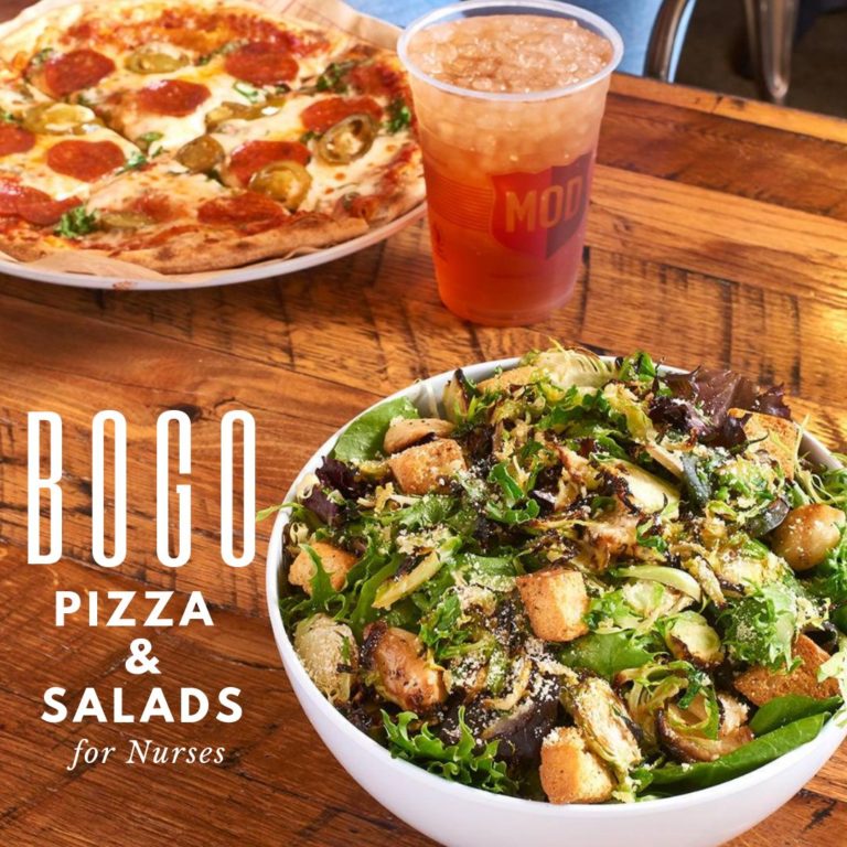 Today Only: BOGO Mod Pizzas or Salads for Nurses :: Southern Savers