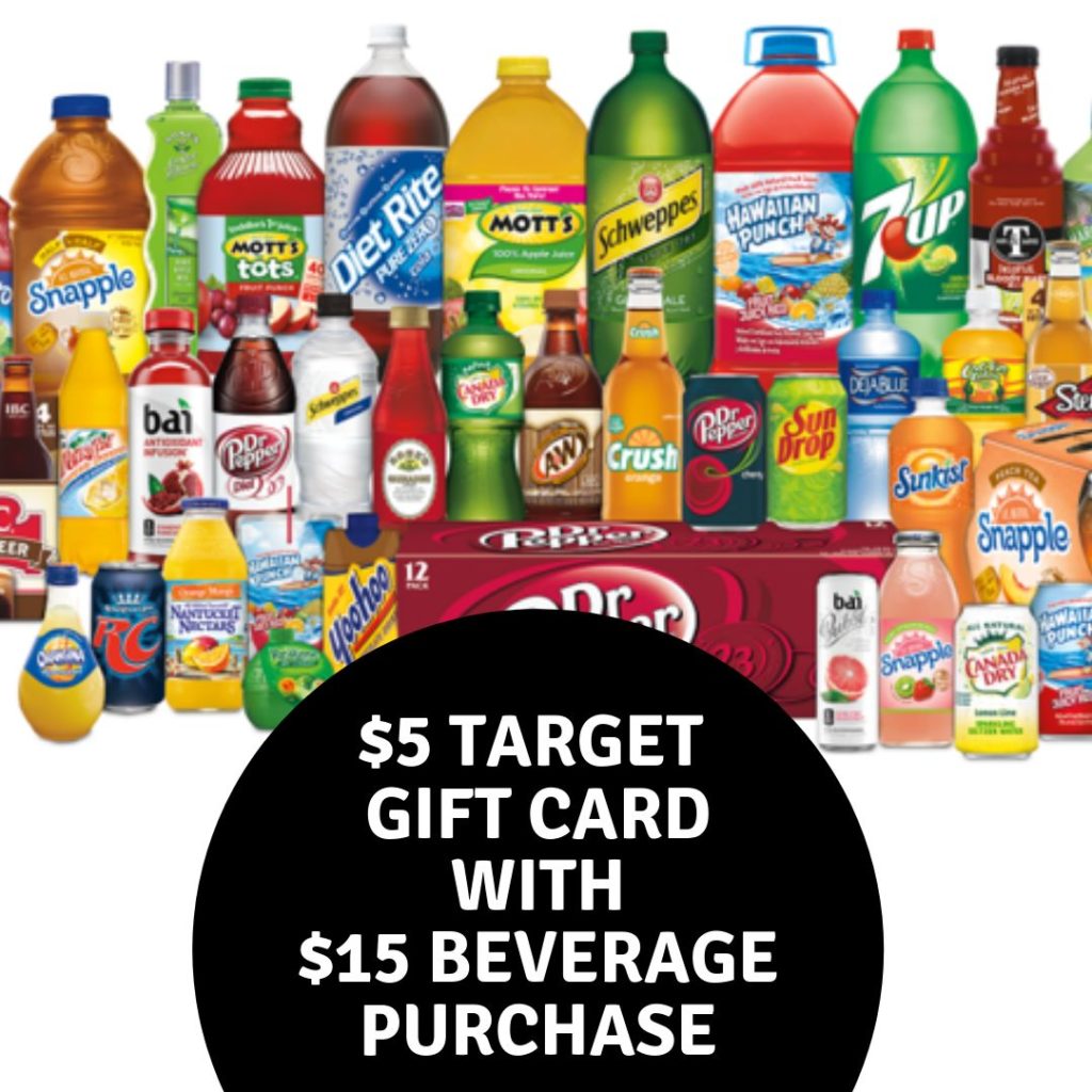 $5 Target Gift Card with $15 Beverage Purchase :: Southern Savers