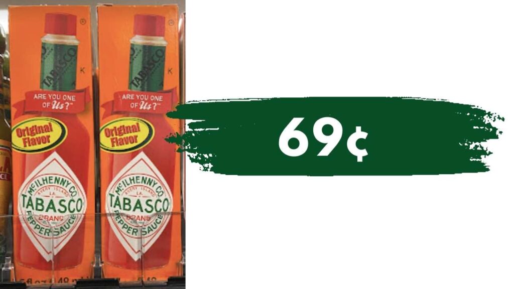69¢ Tabasco Sauce, No Coupons Needed | Kroger Mega Event :: Southern Savers