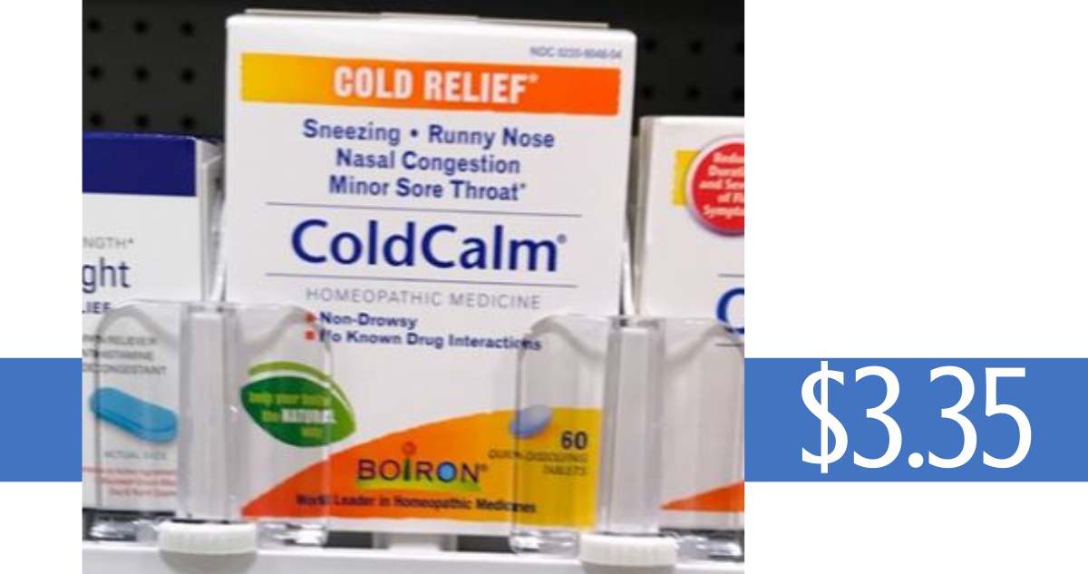 Stock Your Medicine Cabinet with $3.35 Boiron ColdCalm :: Southern Savers