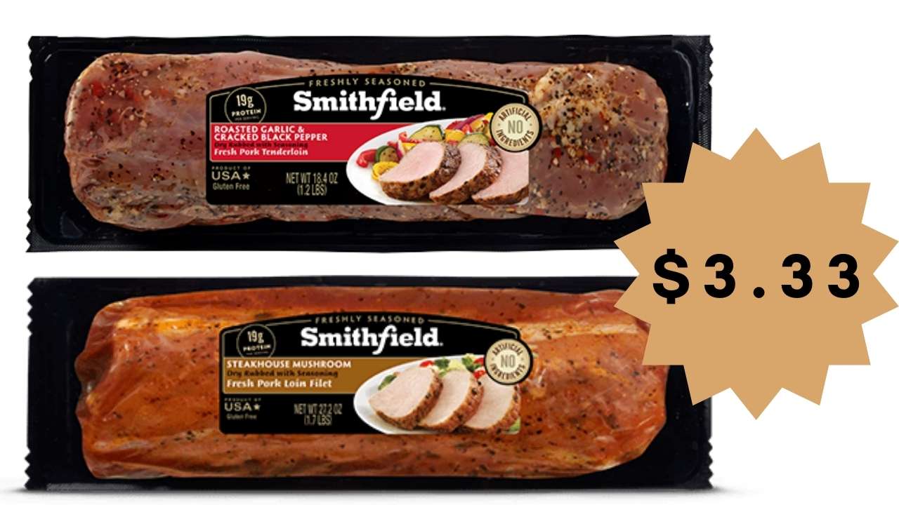 Smithfield eCoupon | Get $3.33 Pork Tenderloin & Mushroom Pork Fillet ...