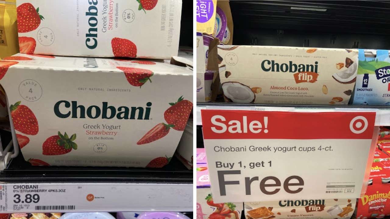Chobani Yogurt 4 packs for $1.44 + 50% off Other Chobani Products ...