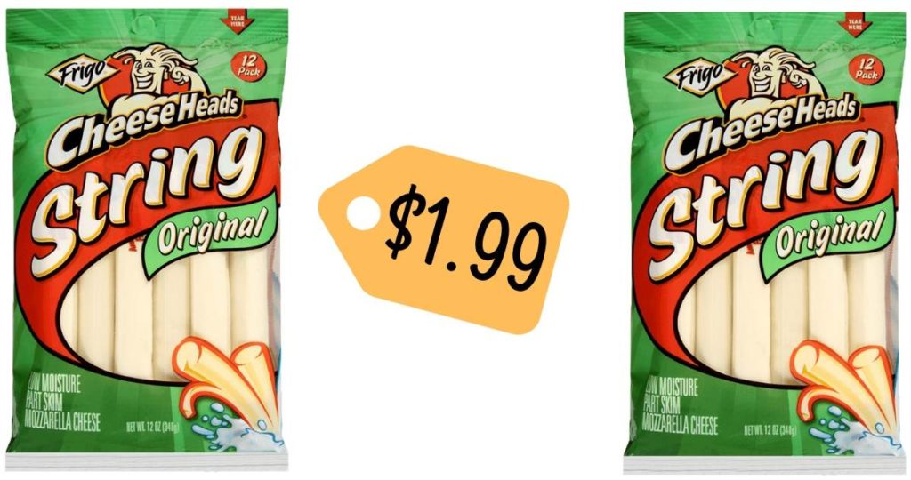 Frigo Cheese Heads String Cheese for $1.99 at Kroger :: Southern Savers