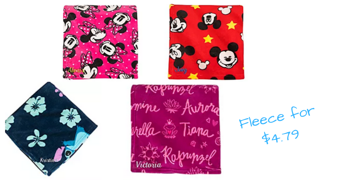 Disney Character Fleece Throw for $4.79 :: Southern Savers