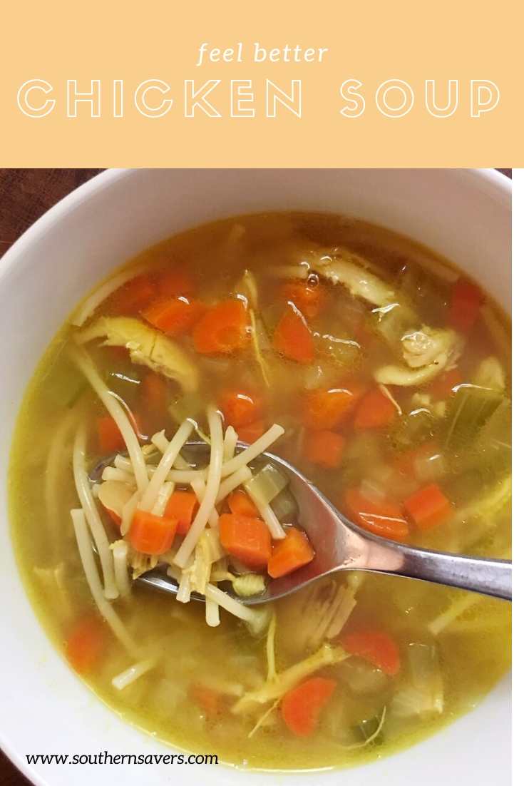 Frugal Recipe Feel Better Chicken Soup Southern Savers Frugal Recipe Feel Better Chicken Soup Southern Savers